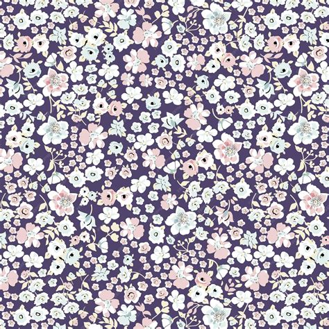 Premium Vector Flowers And Leaf Repeat Pattern Design Vector Illustration
