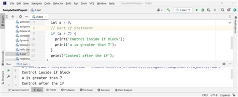 Dart If Statement