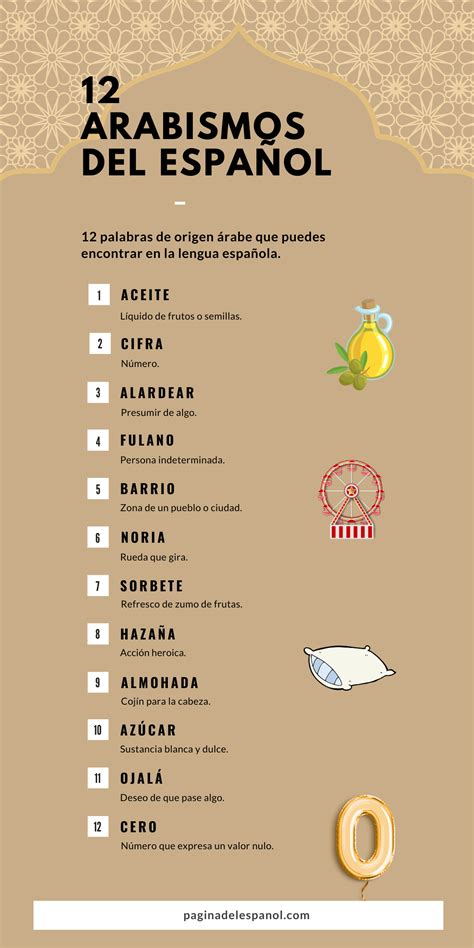 12 arabismos del español La página del español