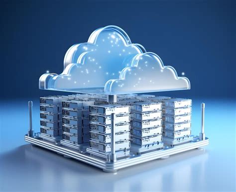 Premium Photo Cloud Storage Data Center Cloud Server Digital Cloud
