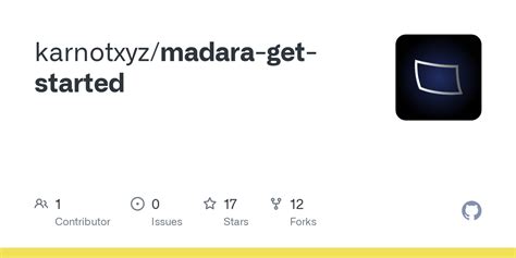 Github Karnotxyzmadara Get Started