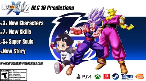 Xenoverse 2 Dlc 16 Confirms 3 4 New Characters Youtube