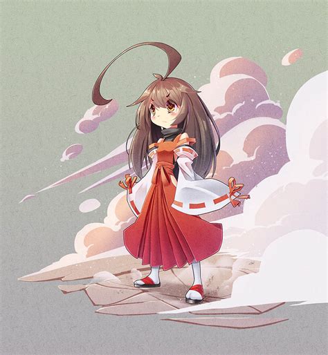 Sendai Hakurei No Miko Touhou And 2 More Drawn By Zob Danbooru