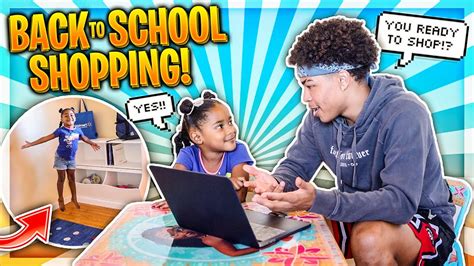 Back To School Shopping Online With My Sister Youtube