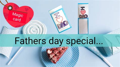 Father S Day Special Magic Card Making Tutorial DIY Magic Card For