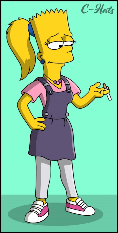 Female Bart Simpson Early Teen By C Hats On Deviantart