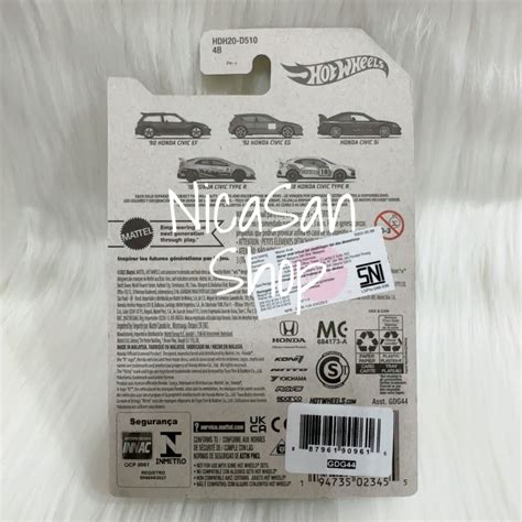 Jual Flash Sale Hot Wheels Honda Civic Eg 92 Honda Civic Series 2022