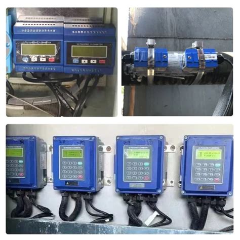 Digital Sensor Rs485 Modbus Wall Mounted Ultrasound Liquid Water Flowmeter Clamp On Ultrasonic