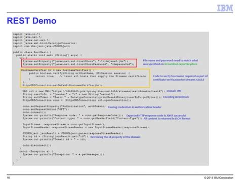 Administration Apis Rest And Jmx For Ibm Infosphere Streams V40 Ppt
