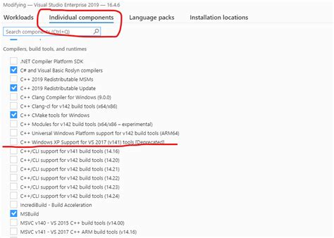 C Visual Studio 2019 How To Use Platform Toolset V140 Xp Stack