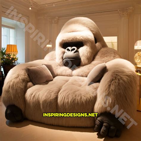 These Gorilla Sofas Bring The Jungle Right Into Your Living Room