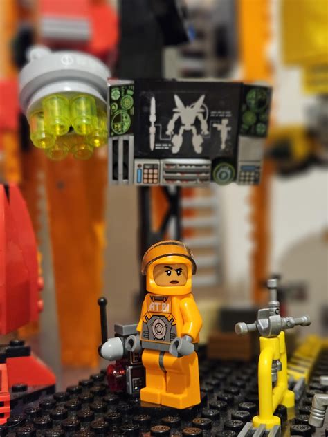 Busy Day At The Mech Factory R Lego