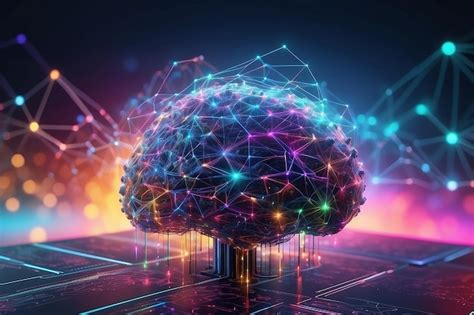 Premium Photo Big Data And Cybersecurity 3d Illustration Neural Network And Cloud Technologies