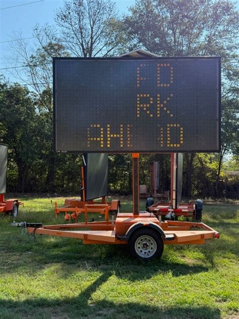 Rebuilt Full Matrix Message Board Traffic Equipment Warehouse