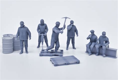 DOPLŇKY K MODELŮM | 3D SET DĚLNÍCI - MJ 1:43 | Retro-auta edice e-shop ...