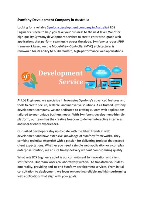 Ppt Symfony Development Company In Australia Powerpoint Presentation Id13842501