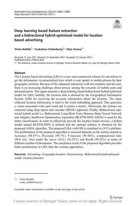 Deep Learning Based Feature Extraction And A Bidirectional Hybrid Optimized Model For Location