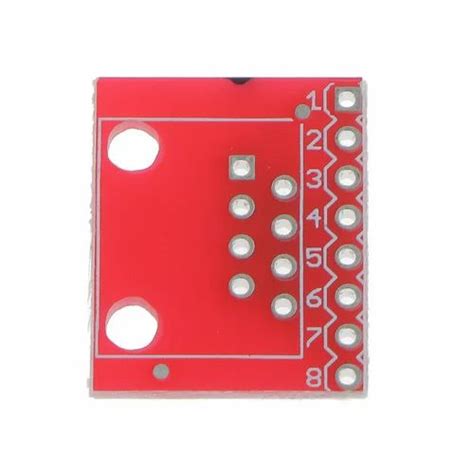 1x Red Connector Breakout Board Kits For Ethernet Development Boards