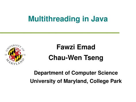 Ppt Multithreading In Java Powerpoint Presentation Free Download Id752586