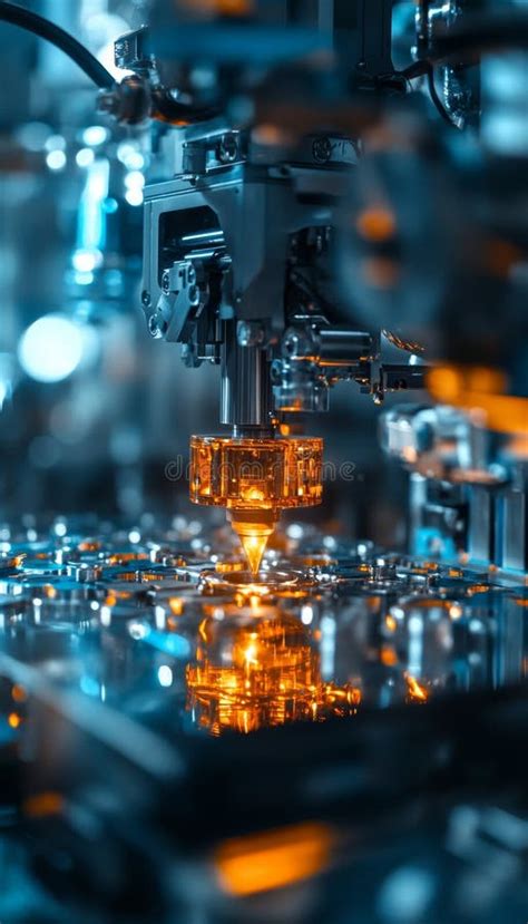 Automated Circuit Board Assembly Manufacturing Line Precision Robotics Technology Background