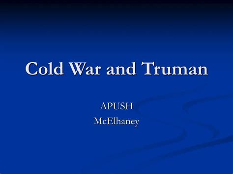 Ppt Cold War And Truman Powerpoint Presentation Free Download Id