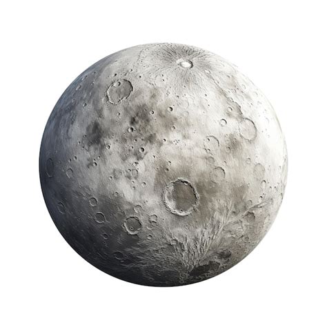 La Pleine Lune Isolée Sur Un Fond Blanc Psd Premium
