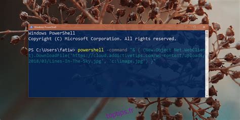 Comment Télécharger Des Fichiers à Partir De Powershell Dans Windows 10