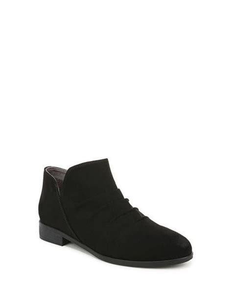 Dr Scholls Rae Ruched Bootie In Black Lyst