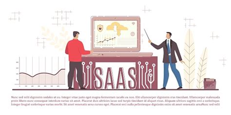 Man Programming Developing Saas Business System Stock Illustration