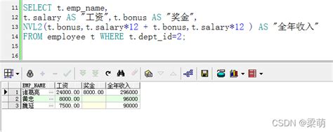 Oracle对空值null的5种处理oracle空值处理函数 Csdn博客