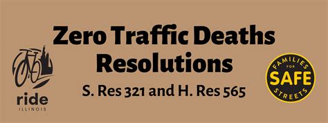 Zero Traffic Deaths Resolutions Ride Illinois Ride Illinois