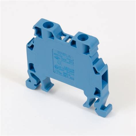 Onka 2 5mm2 Screw Terminal Block Connector For Din Rail 2 Wire Blue 1 Pelek