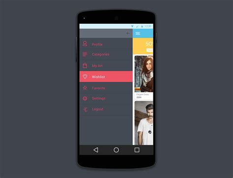 Side Menu Interaction By Abdelilah Driouch On Dribbble