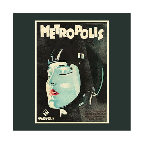 Poster Vintage Metropolis Fritz Lang 50x70 Cm