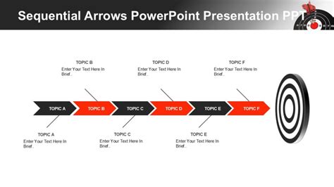 Sequential Arrows Powerpoint Presentation Ppt Pptuniverse