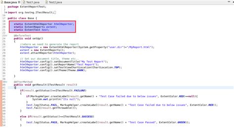 Java Not Able To Generate Extent Reports When Classes Running