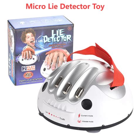 Choque El Trico Dedo Lie Detector Pl Stico Multiperson Seguran A Tens O Adulto Partido Game