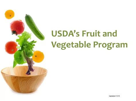 Ppt Usdas Fruit And Vegetable Program Powerpoint Presentation Free Download Id1005512