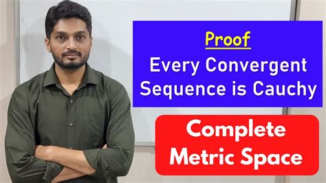 proof every convergent sequence is cauchy l22 tybsc maths completeness ranjankhatu youtube