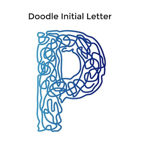 Doodle Letter P