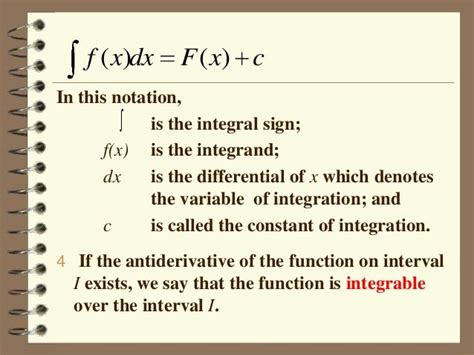 Indefinite Integral