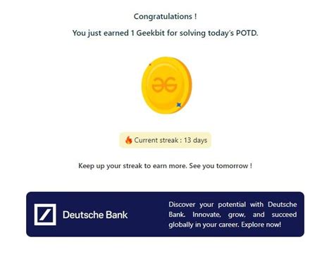 Geekstreak2024 Deutschebank Potd Day13 Bhairavi B