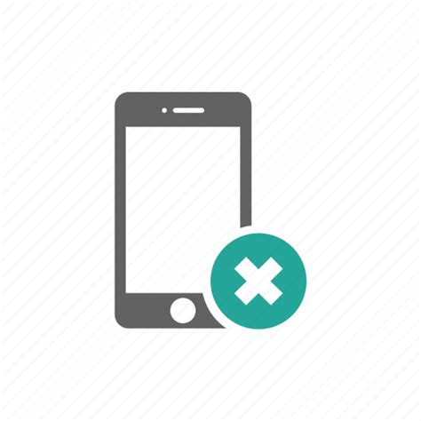 Cross Delete Iphone Mobile Phone Remove Icon