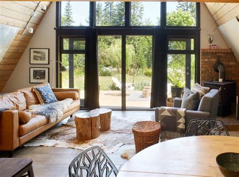 Интерьер дома а фрейм 90 фото