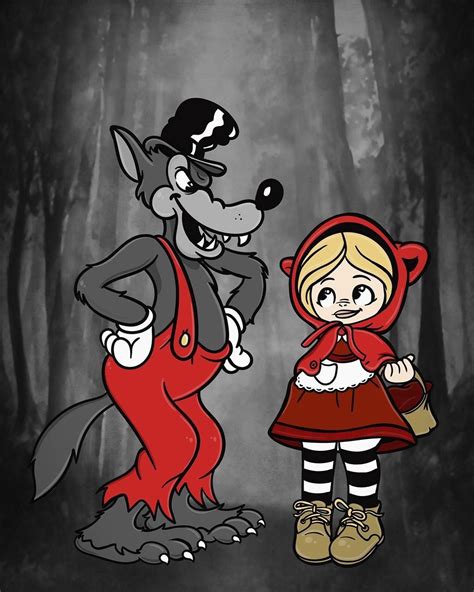 Tex Avery Big Bad Wolf Kustom Kulture Home Poster Little Red Riding