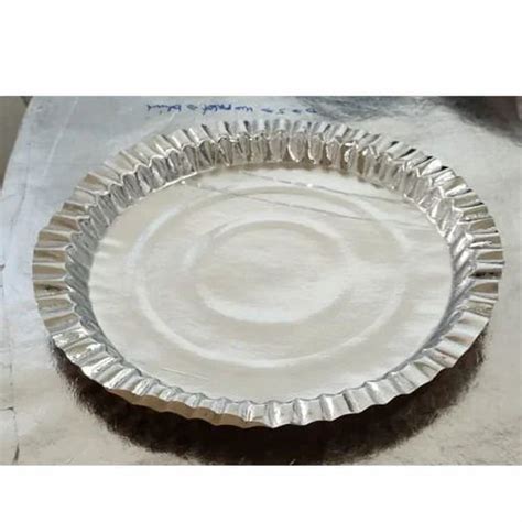 Inch GSM Silver Foil Paper Plates At Piece Silver Foil Paper Plates In Sonipat