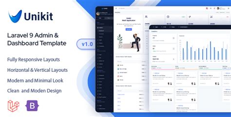 Unikit Laravel Admin Dashboard Template By Mannat Themes Themeforest