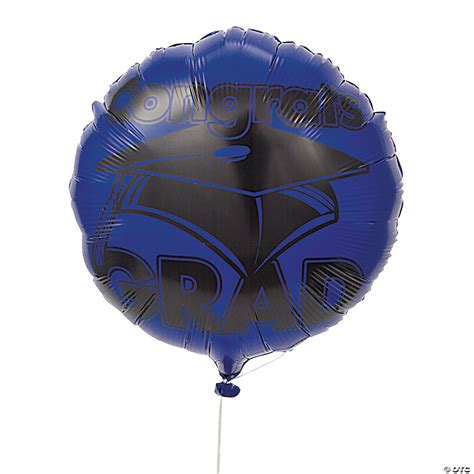 Blue Congrats Grad Mylar Balloons Discontinued