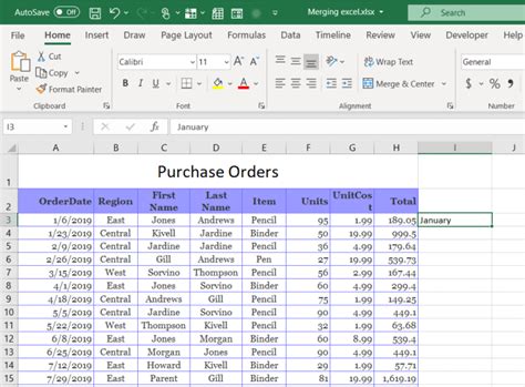 How To Create A Name List By Merging Cells In Excel Castlebinger
