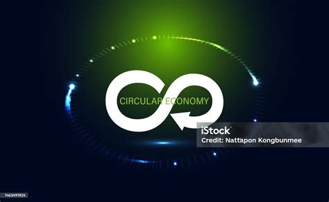 추상 순환 경제 기호 환경 재활용 청정 에너지 정부 환경 보호 배경 순환 경제 개념 천연 자원의 사용 순환 순환 경제에 대한
